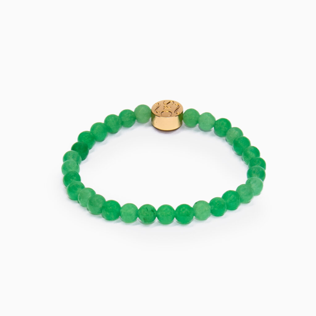Jade Elastic Bracelet for Kids - Salt & Crystal